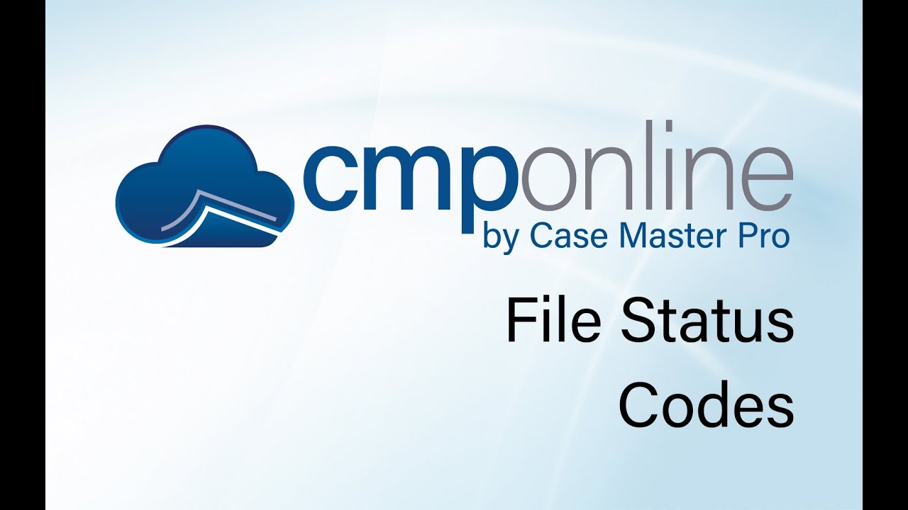 CMPOnline - File Status Codes