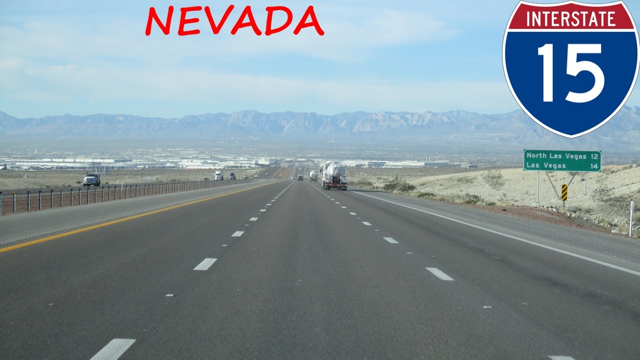Interstate 15 - Nevada southbound [FULL LENGTH VIDEO]