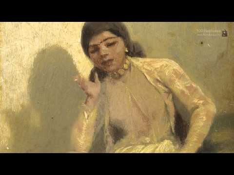 Orientale par le peintre français Eugène Giraud