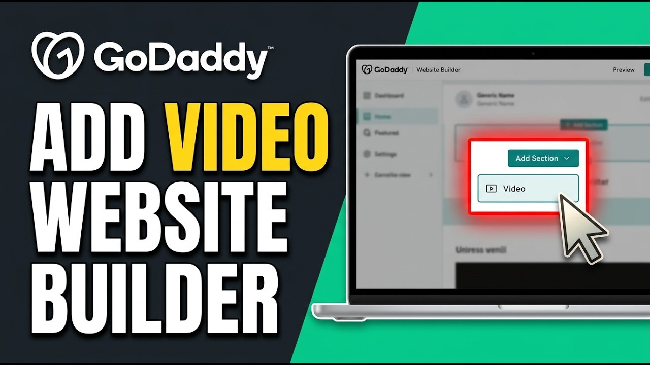 How to Add Video in GoDaddy Website Builder 2026 (Insert Video Easily)