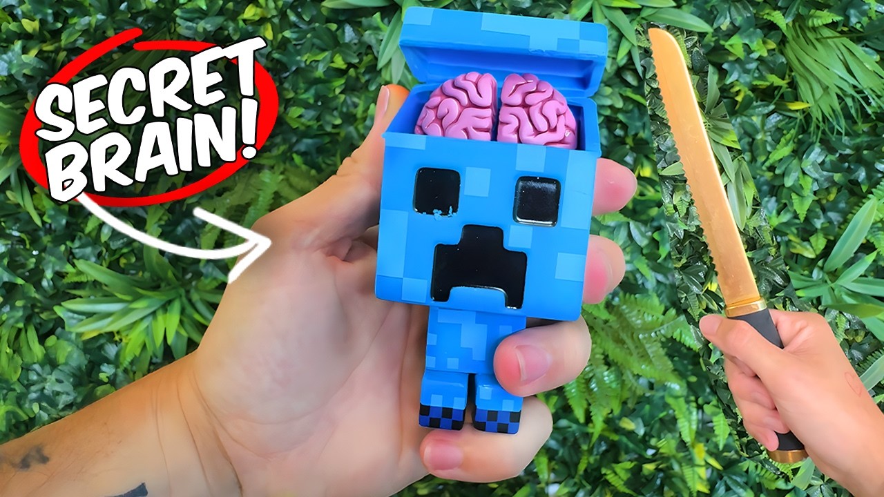 Secret Brain inside Minecraft Funkopop
