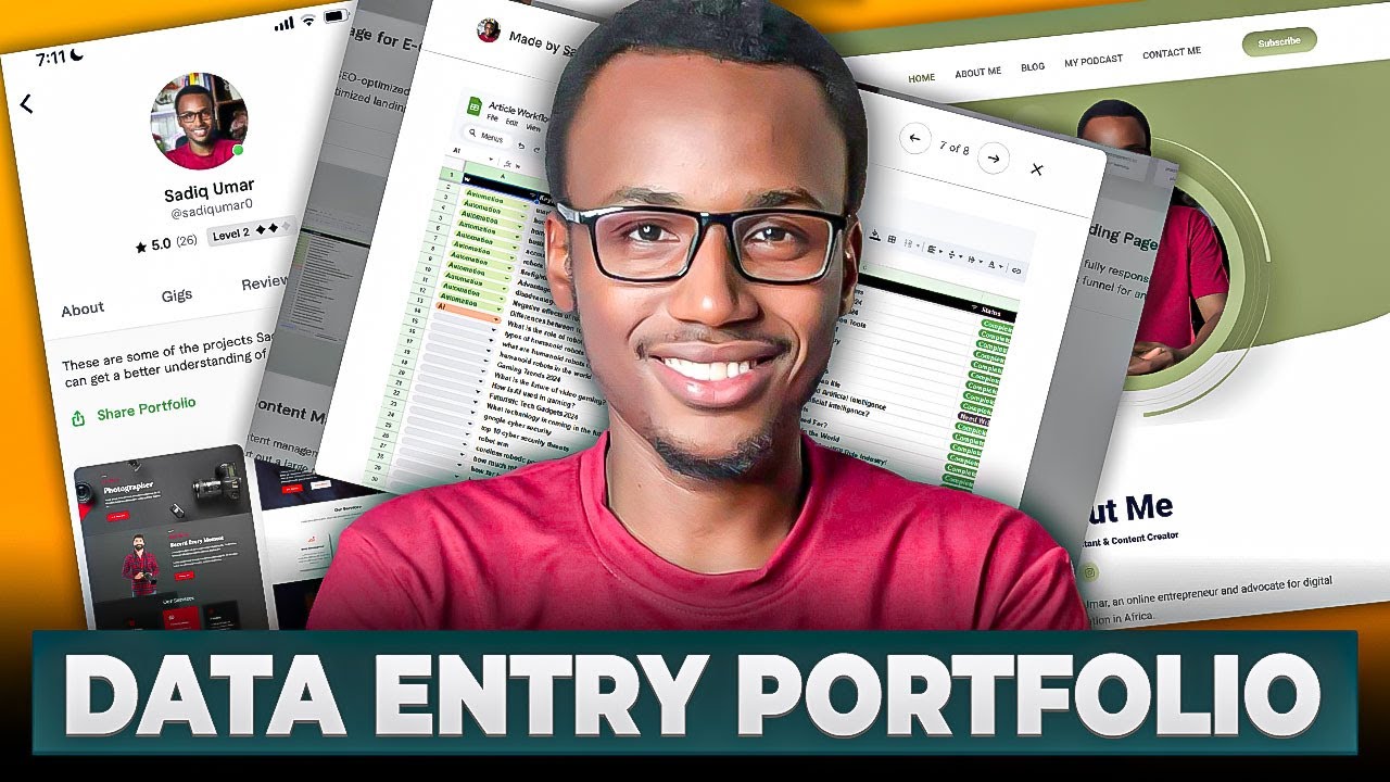 How to Create a Data Entry Portfolio (No Experience Needed!)