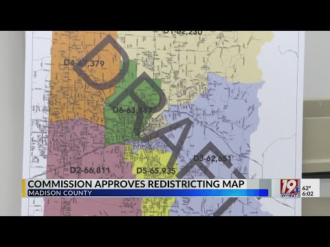 Madison County Commission Approves New District Map in 4-2 Vote