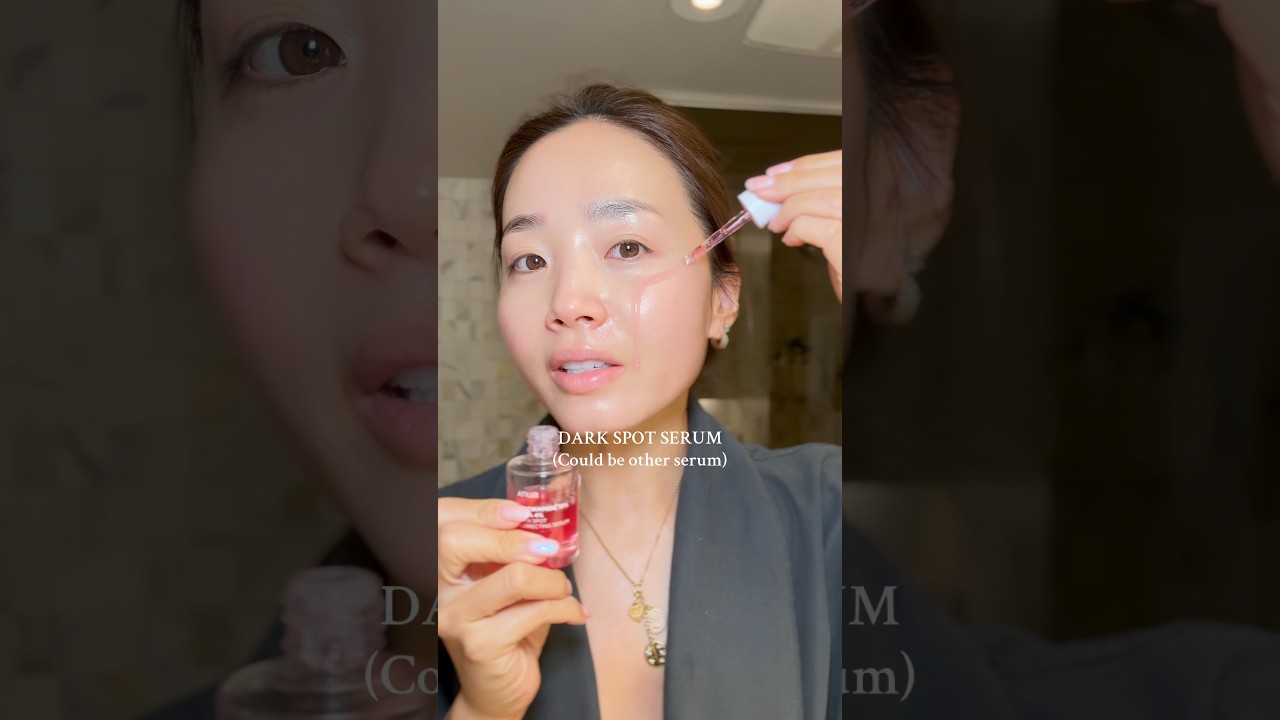 Correct way to layer AM skincare