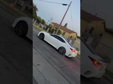 Lexus RC350 F sport burnout