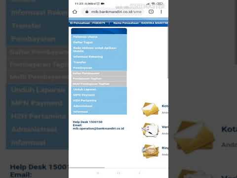 tutorial pembayaran pascabayar listrik PLN pada Mandiri Internet Bisnis MIB