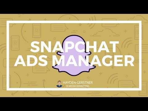 Brief Rundown of Snapchat Ads Manager