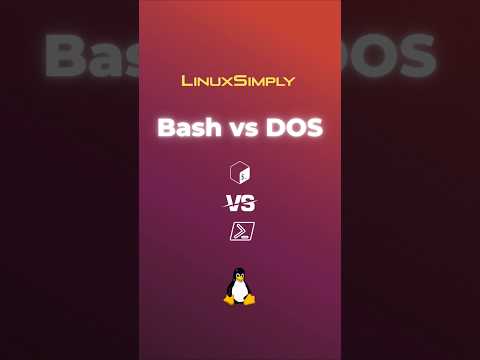 5 Major Differences Between Bash vs DOS | LinuxSimply #shortvideo #shorts #short #short