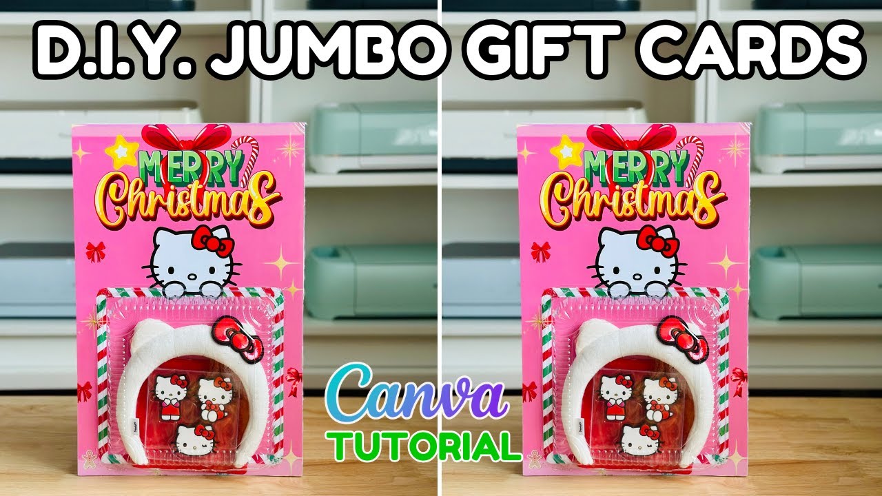 How to Make Viral Jumbo Cards for Any Occasion | Gift & Snack Holder DIY with Canva