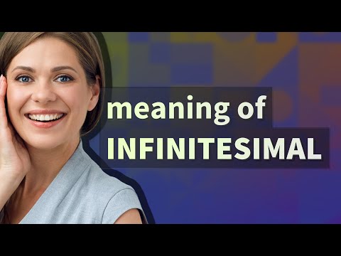 Infinitesimal | meaning of Infinitesimal