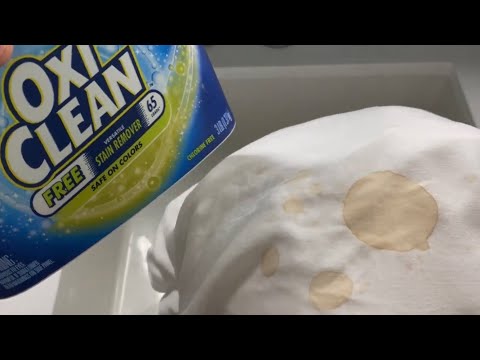 Oxi Clean - Cleaning a Coffee Stain with Oxi Clean