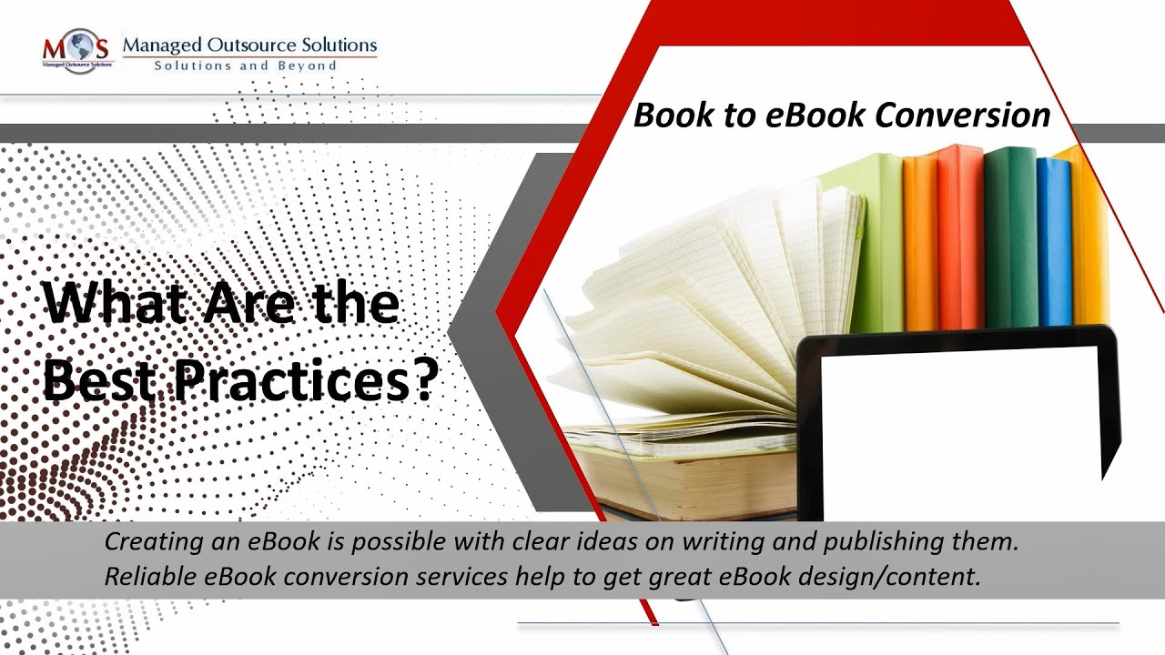 Book to eBook Conversion | What Are the Best Practices?