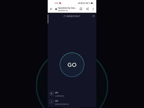 Jio 4g+ internet speed test