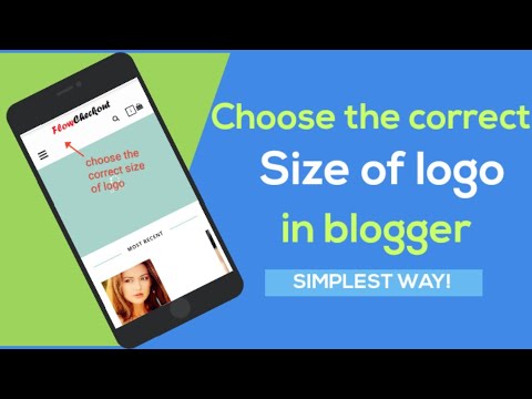 What is the correct size of logo in blogger,websites | Method to chose the correct size of logo