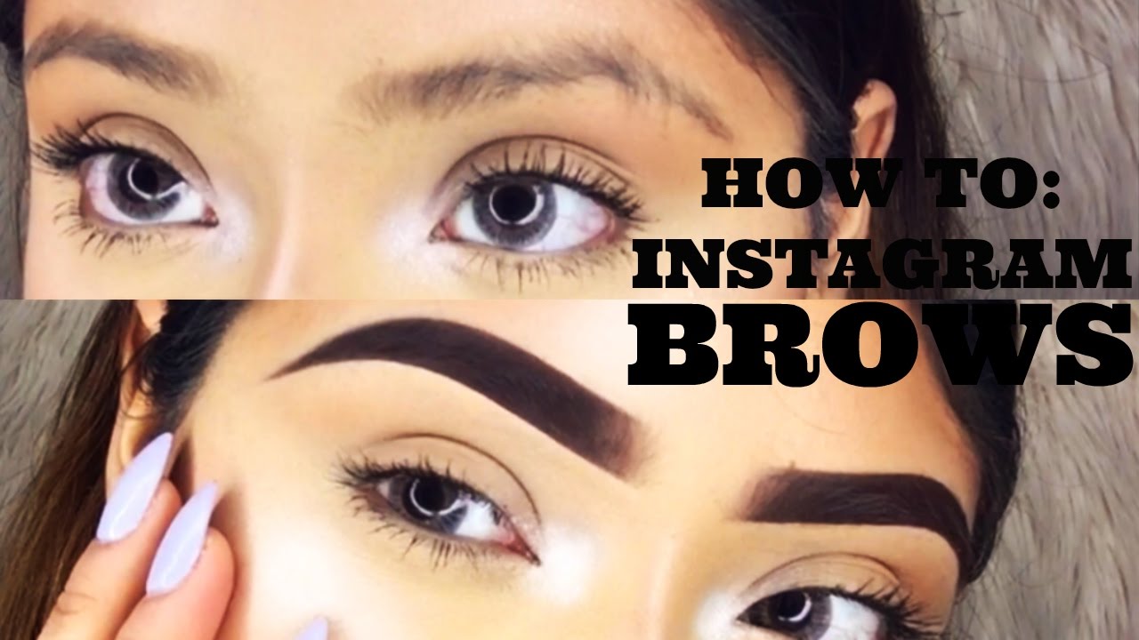 HOW TO INSTAGRAM BROWS | ViiRDii