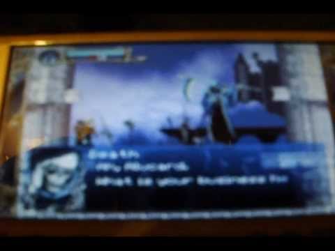 Castlevania SOTN PSP Voice Acting "Alucard and Death"