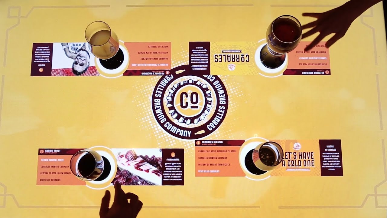 Interactive Beer Tasting on a Multitouch Table