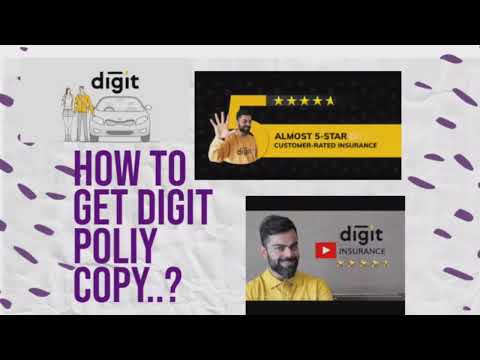 How to download Go Digit Policy copy..?