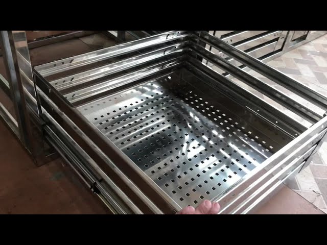 Modular Kitchen Basket - Stainless Steel Kitchen Basket with plasic ...