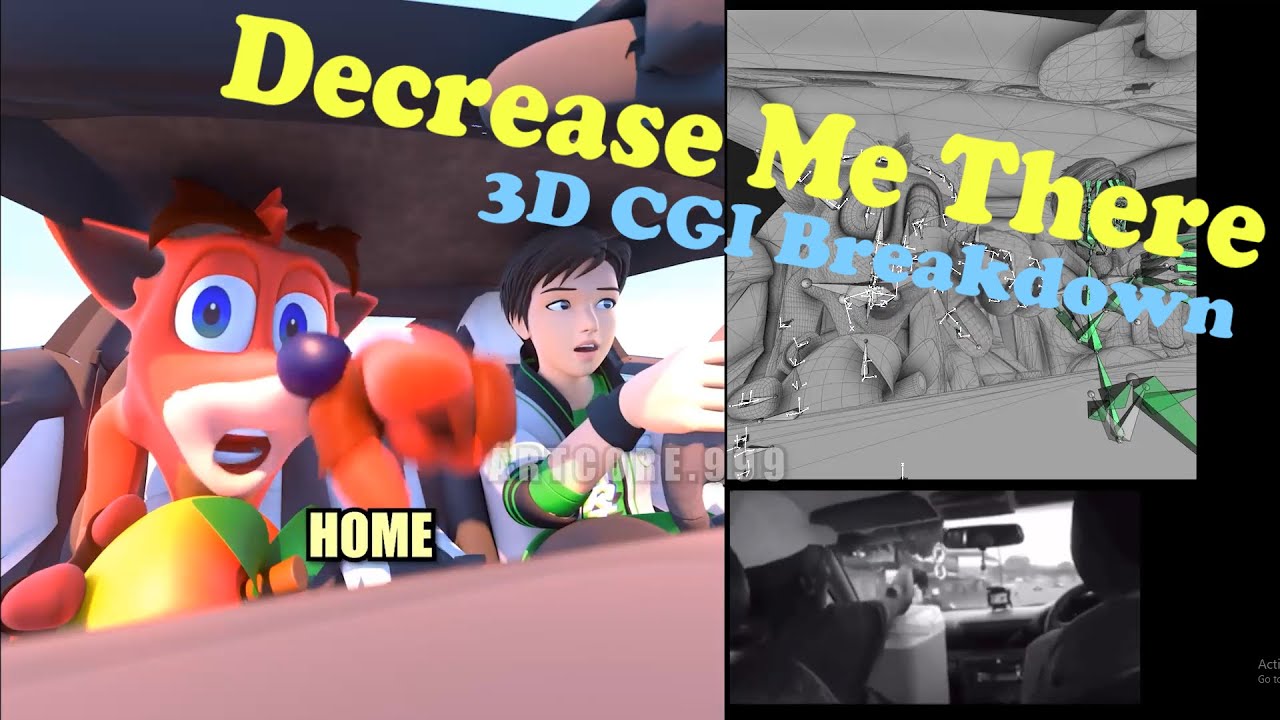 Decrease Me There (3D Cgi Breakdown)