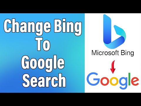 How To Change Bing To Google Search 2021 | Change Default Search Engine To Google From Bing