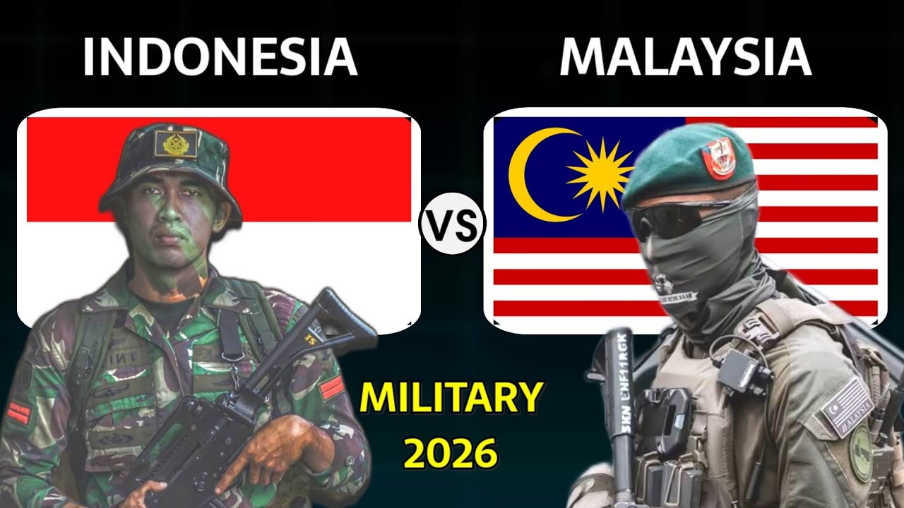 Indonesia vs Malaysia Military Power Comparison 2026