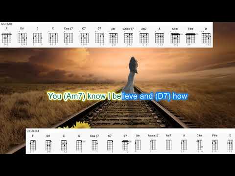 Something (no capo) by The Beatles play along with scrolling guitar chords and lyrics