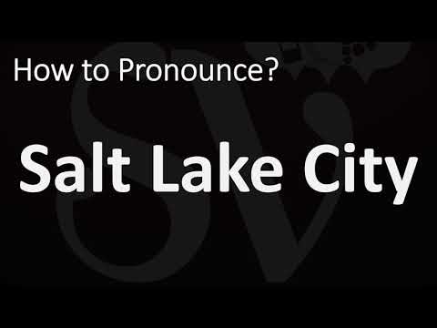 How to Pronounce Salt Lake City? (CORRECTLY)