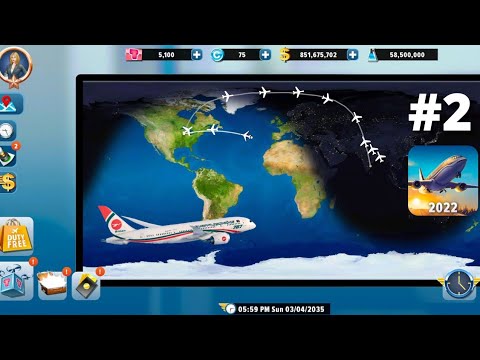 Airlines Manager Tycoon 2022 gameplay walkthrough (Android/ios) #2