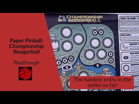 Playthrough | Paper Pinball: Championship Boogerball