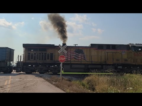 UP 6650 Moving Forward to Cut the Train in Half 8-2-2024