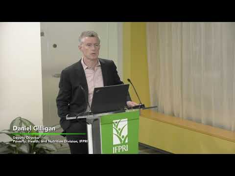 Daniel Gilligan, Deputy Director of Poverty, Health, and Nutrition Division, IFPRI