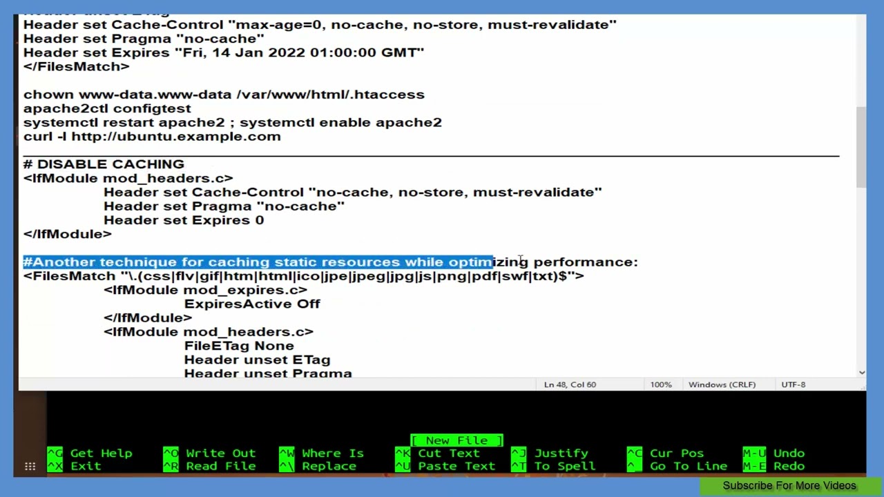How To ( Disable Caching ) Using .htaccess On Apache