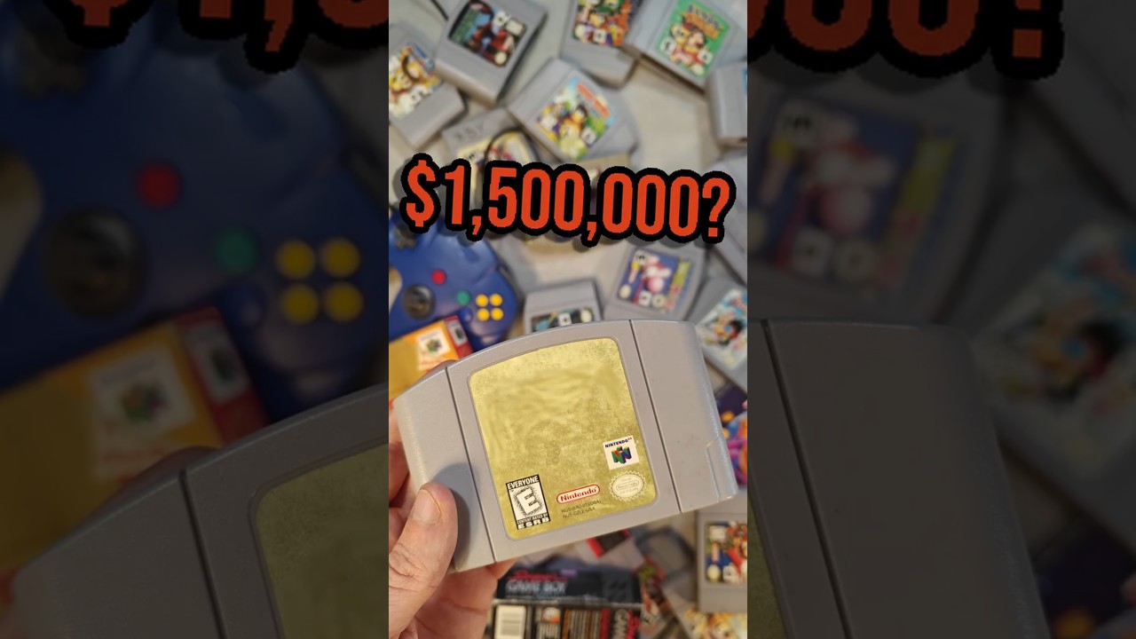 The most expensive n64 game a nostalgic relic of Nintendo's past #nintendo #retrogames #nintendo64