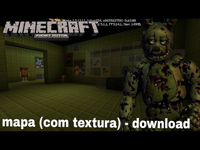Fnaf 3 mapa mcpe Minecraft Map