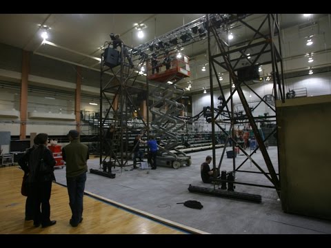 Time lapse of the Black Watch set being built