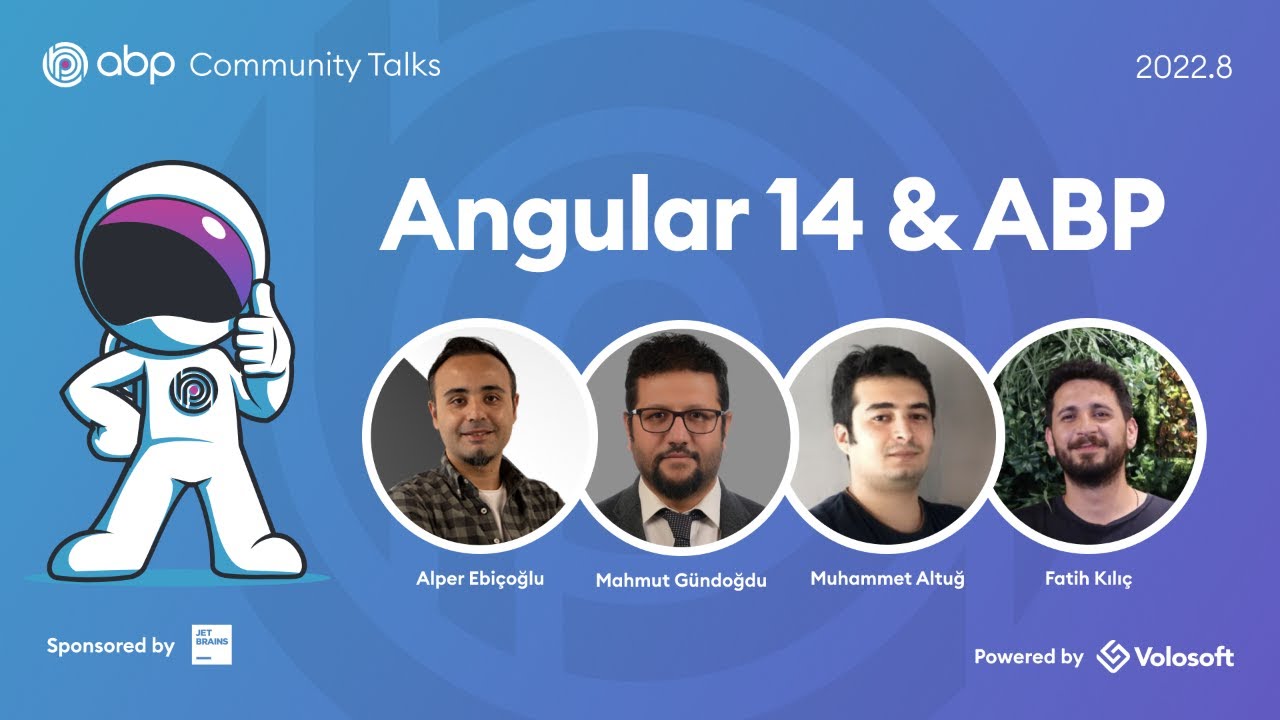 ABP Community Talks 2022.8: Angular 14 and ABP