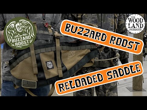 BUZZARD ROOAST NEW RELOADED TREE SADDLE AWESOME NEW DEER HUNTING SADDLE: 2025 ATA ARCHERY TRADE SHOW