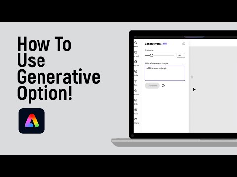 How to Use Generative Option in Adobe Express [easy]