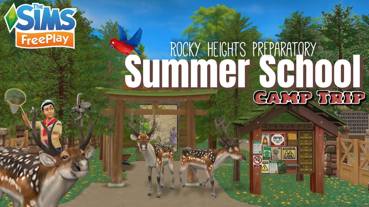 ⛺️ SUMMER SCHOOL| Original Design | Sims FreePlay