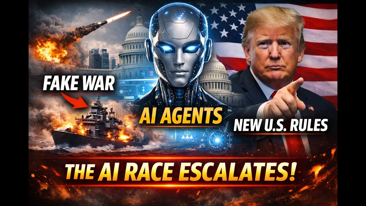 Fake War Videos, AI Agents, and New U.S. Rules — The AI Race Just Escalated