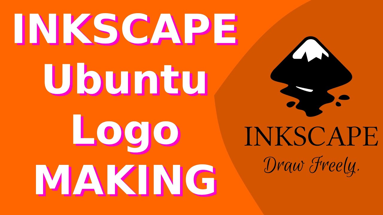 Inkscape Ubuntu Logo Making