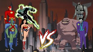 Justice League Vs. Batman Villains Scenes