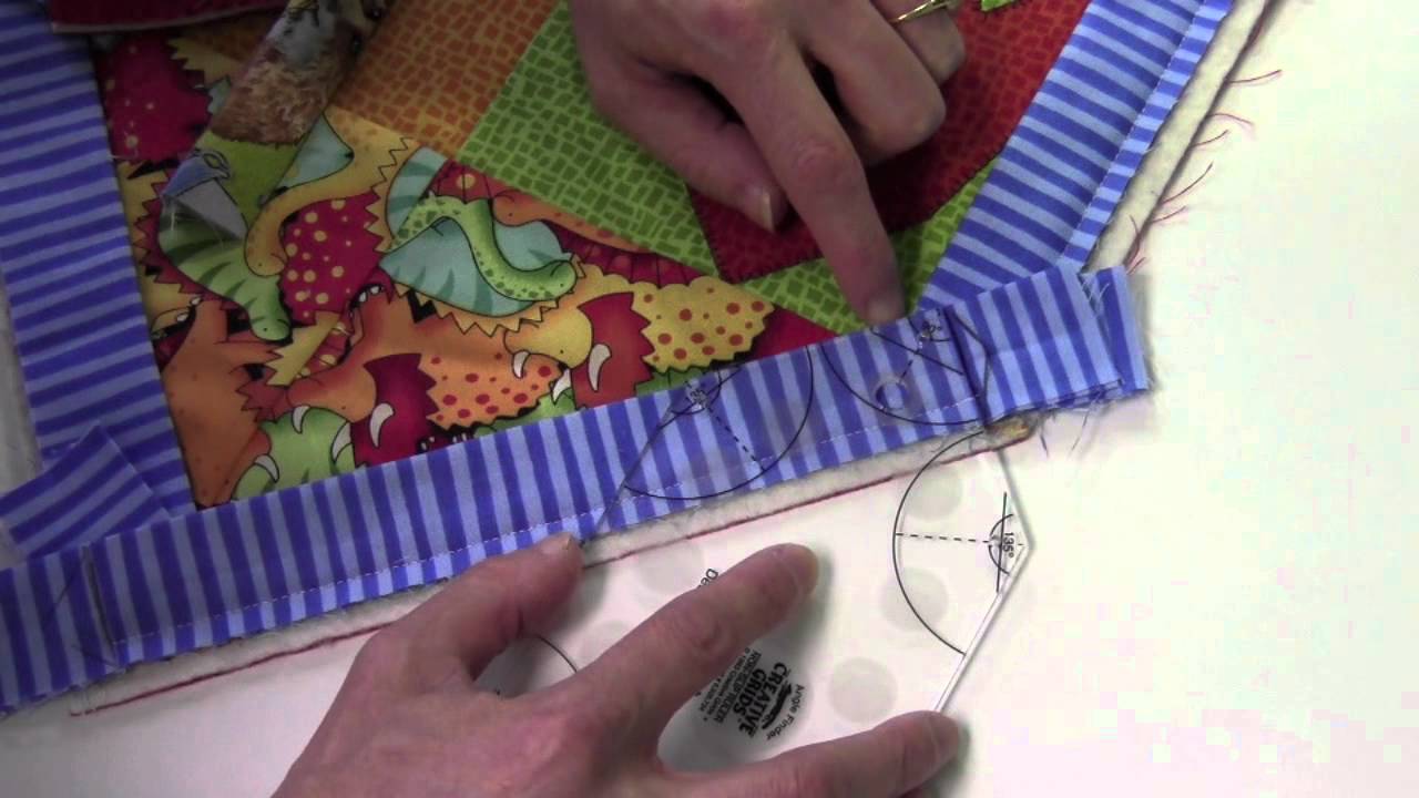 Binding a Quilt with the Angle Finder Ruler
