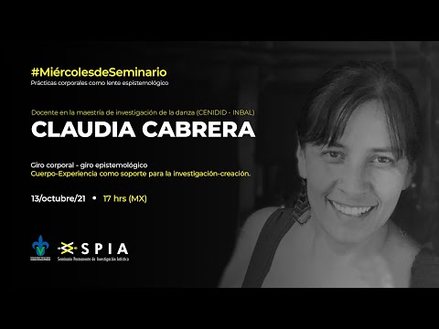 #MS Claudia Cabrera – Seminario Permanente de Investigación Artística
