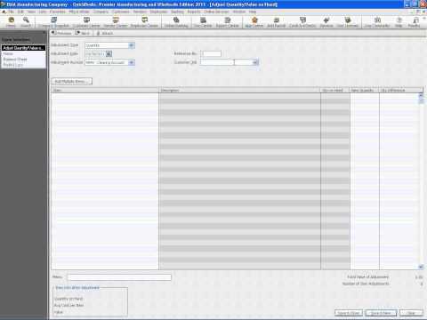 09 Moving Raw Material to Work in Process