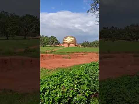Matrimandir@ Auroville, Auroville is an experimental township in Viluppuram district, Tamil Nadu