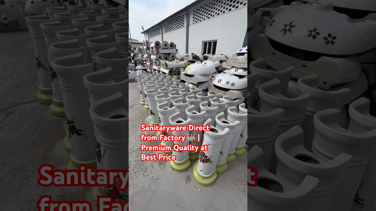 Sanitaryware Direct from Factory 🏭 | Premium Quality at Best Price #washbasins #bathroom #best