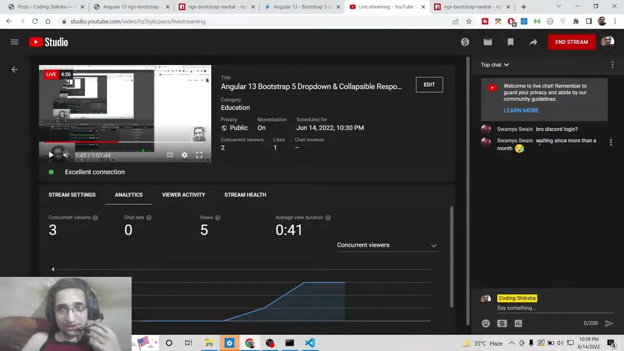 Angular 13 Bootstrap 5 Dropdown & Collapsible Responsive Navbar Using ngx-bootstrap-navbar in TS