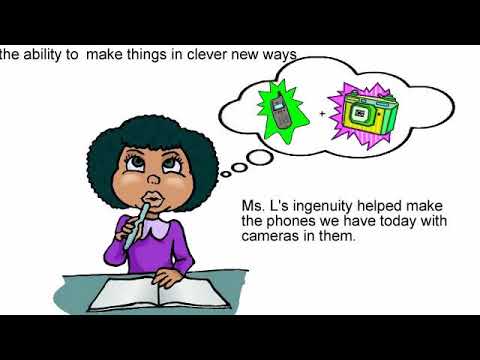 ingenuity meaning | Vocabulary for Kids | Children's Dictionary | Learn English Vocabulary